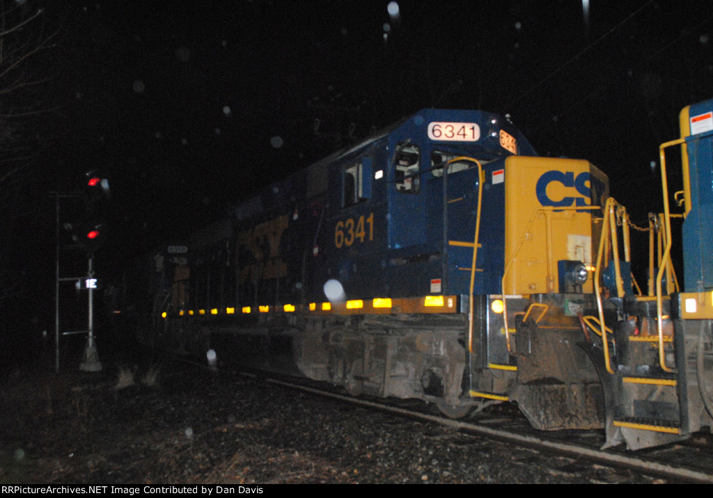 CSX GP40-2 6341 4th on C964-18